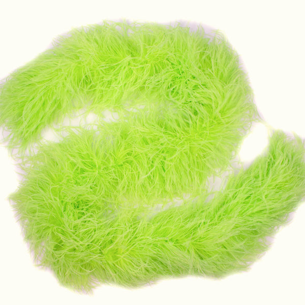 Zucker Neon Green Ostrich Feather Boa - Six Ply – featherplace.com by ...