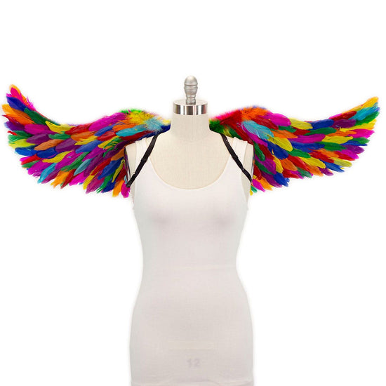 Rainbow Cosplay Feather Wings – featherplace.com by Zucker Feather ...