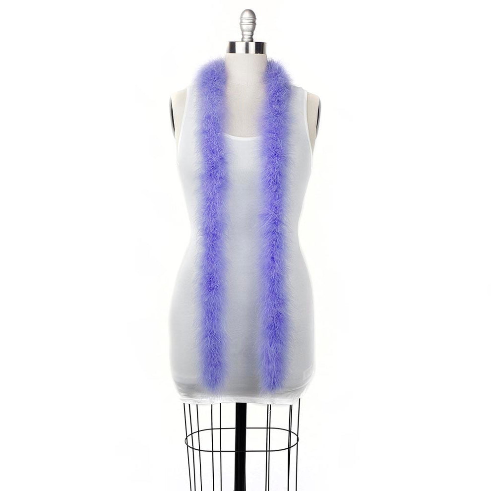 Lavender Marabou Feather Boa For Sale | Heavy Weight Solid Color Boa ...