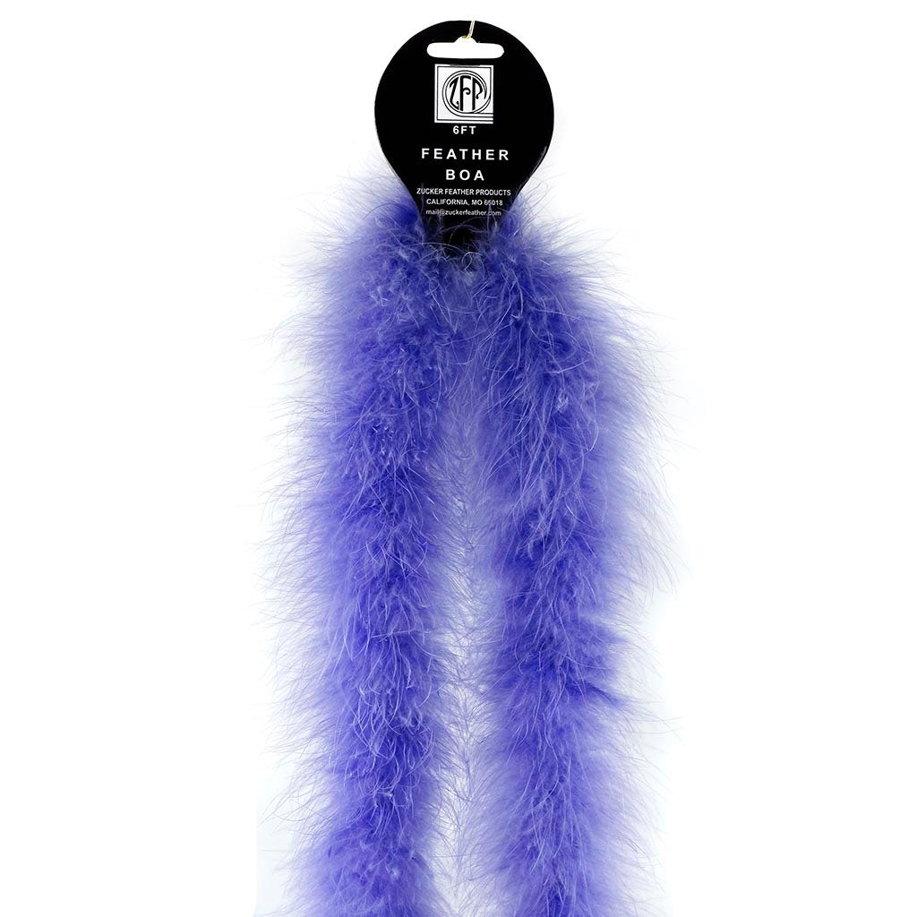 Lavender Marabou Feather Boa For Sale | Heavy Weight Solid Color Boa ...