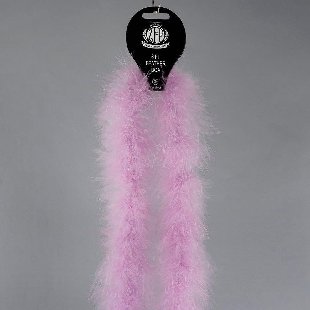 Orchid Marabou Feather Boa | 2 Yards Medium Weight Solid Color Boa ...